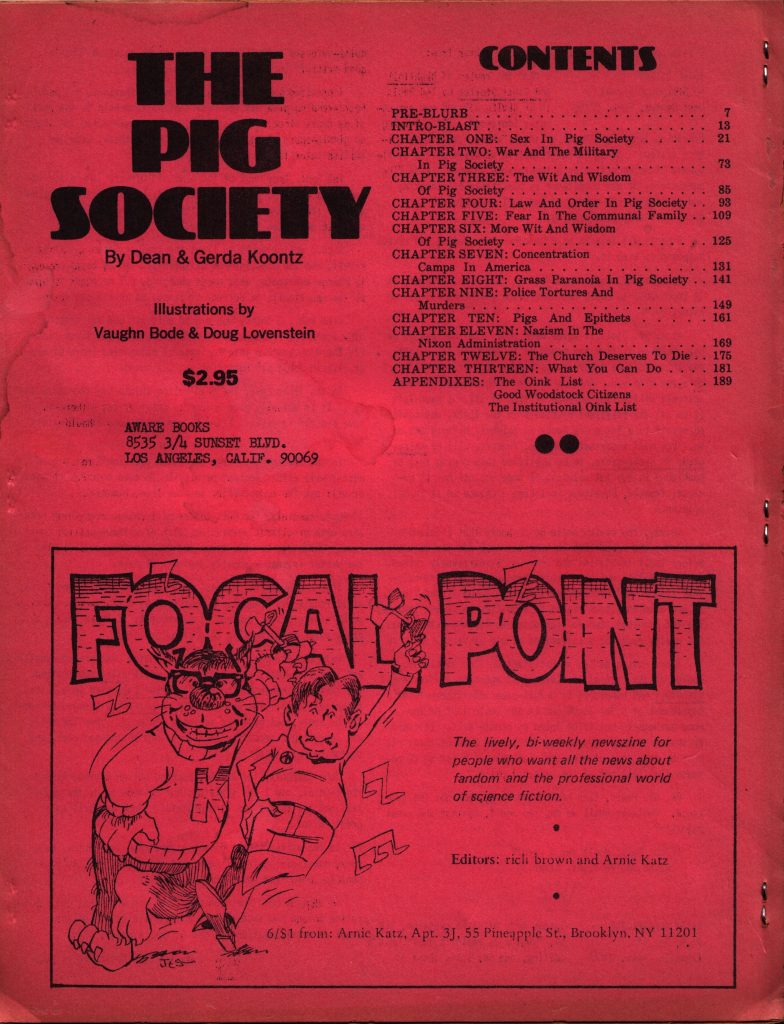 The Pig Society - The Collector's Guide to Dean Koontz