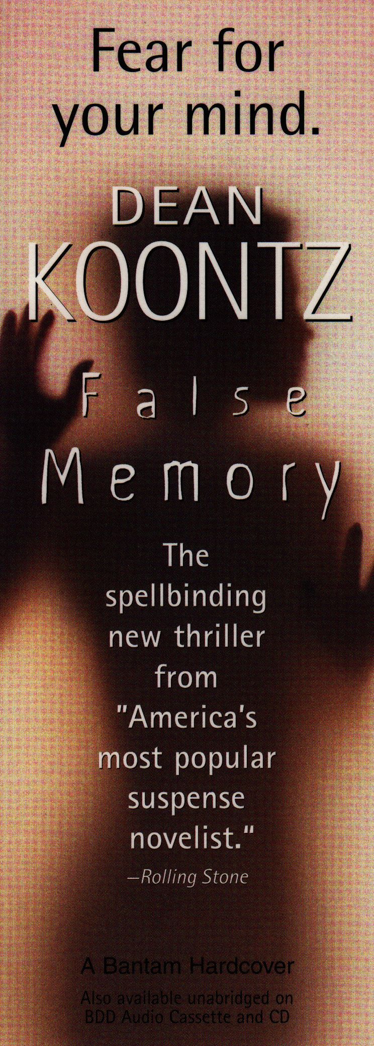 False Memory - The Collector's Guide to Dean Koontz