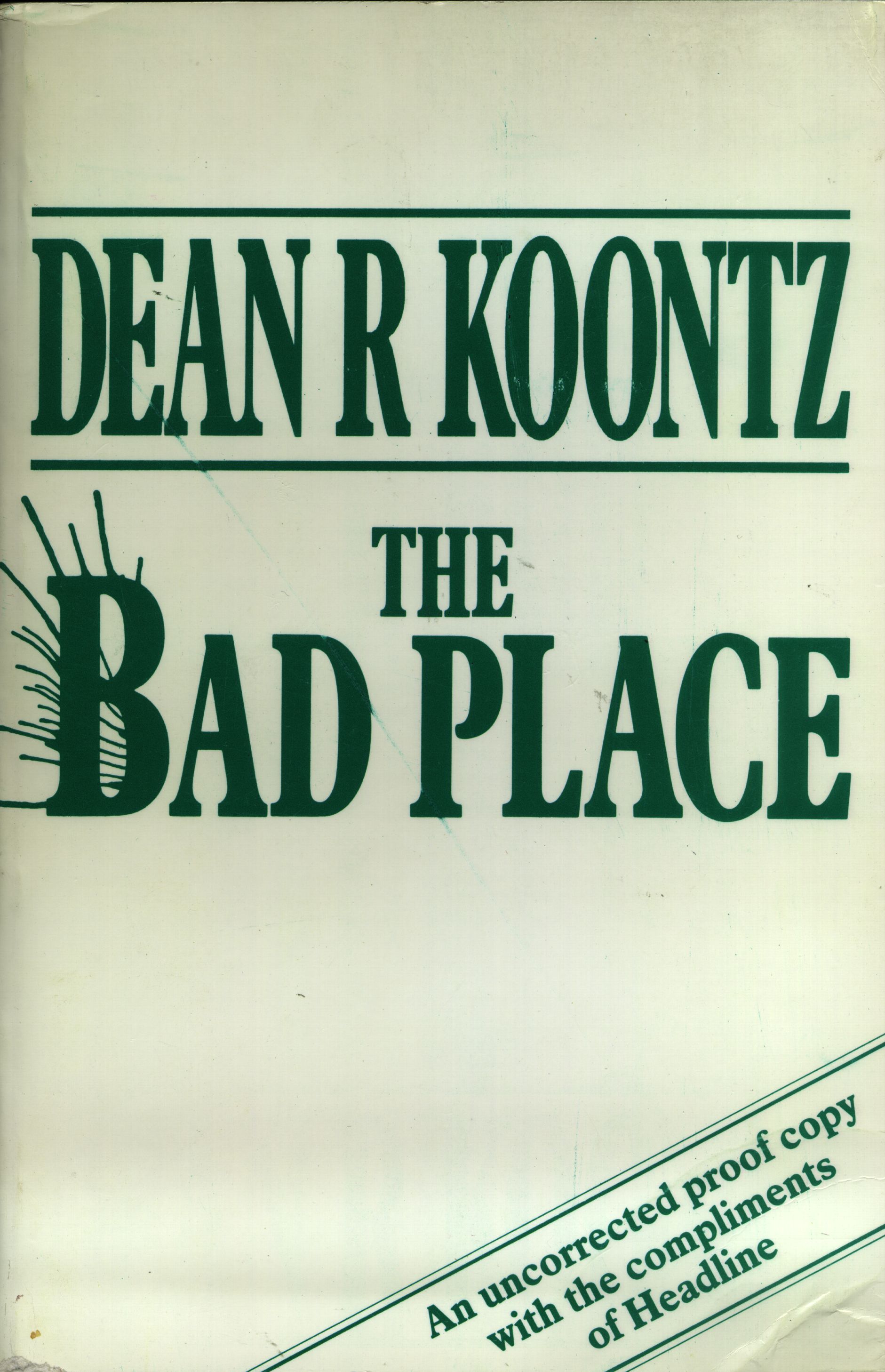 The Bad Place (DRK) - The Collector's Guide to Dean Koontz