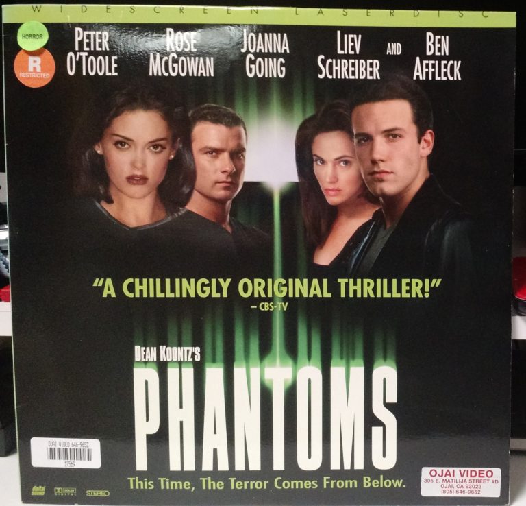 Throwback Thursday: Phantoms Laserdisc - The Collector's Guide to Dean ...